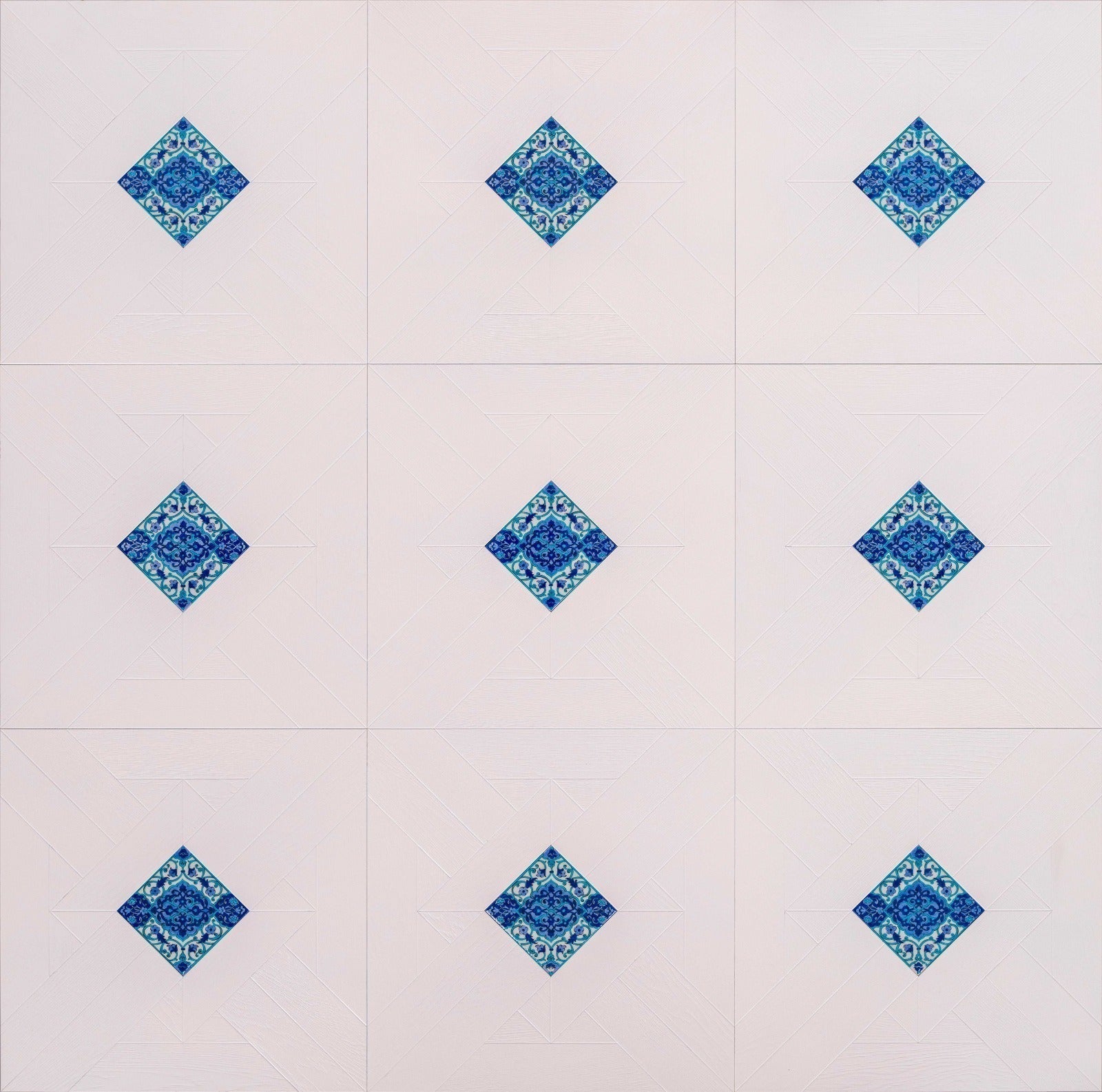 Retro Flooring x İznik Mavi Çini